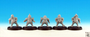 Halfling linemen | Black Scorpion Miniatures