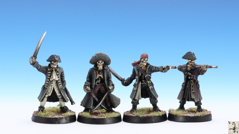 Undead Pirates 2 | Black Scorpion Miniatures